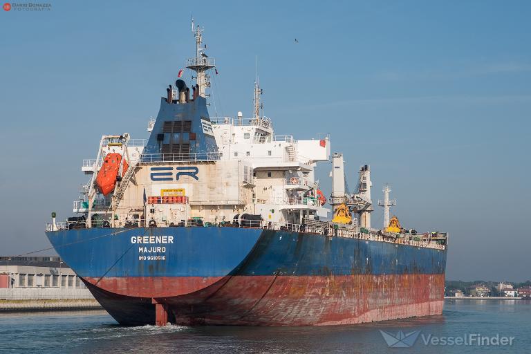 GREENER, Bulk Carrier - Details and current position - IMO 9618616 ...