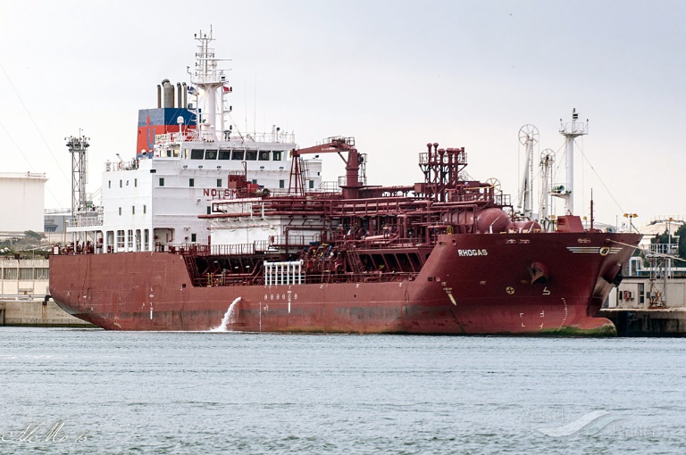 RHOGAS, LPG Tanker - Schiffsdaten und aktuelle Position - IMO 9618848 ...