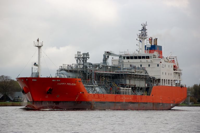 HAPPY PELICAN, LPG Tanker - Details and current position - IMO 9618850 ...