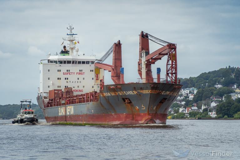 SLOMAN DISPATCHER, General Cargo Ship - Details and current position ...