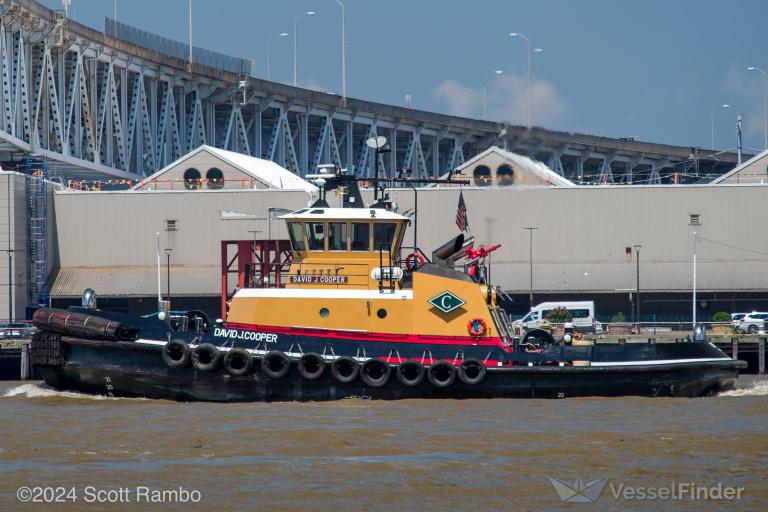 DAVID J COOPER, Tug - Details and current position - IMO 9621118 ...
