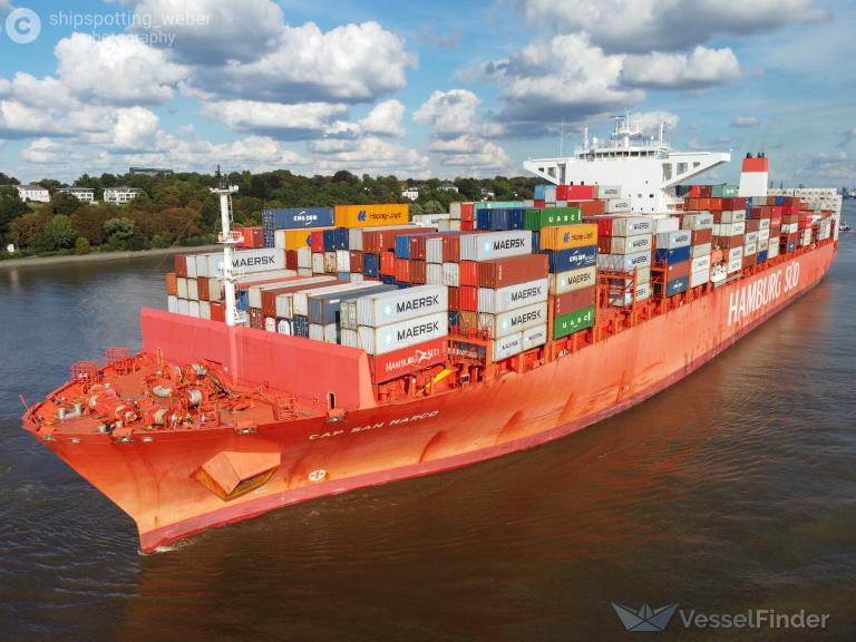 CAP SAN MARCO, Container Ship - Details and current position - IMO ...