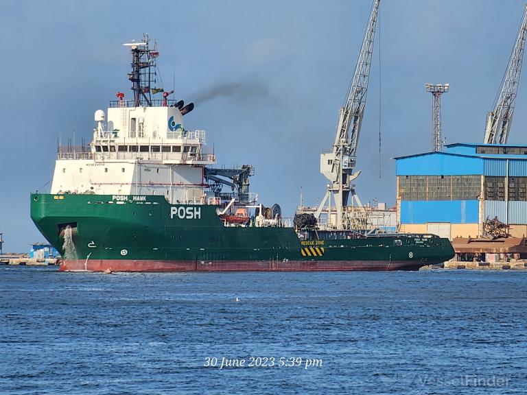 POSH HAWK, Anchor Hoy - Details and current position - IMO 9624598 ...