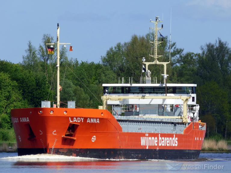 LADY ANNA, General Cargo Ship - Details and current position - IMO ...