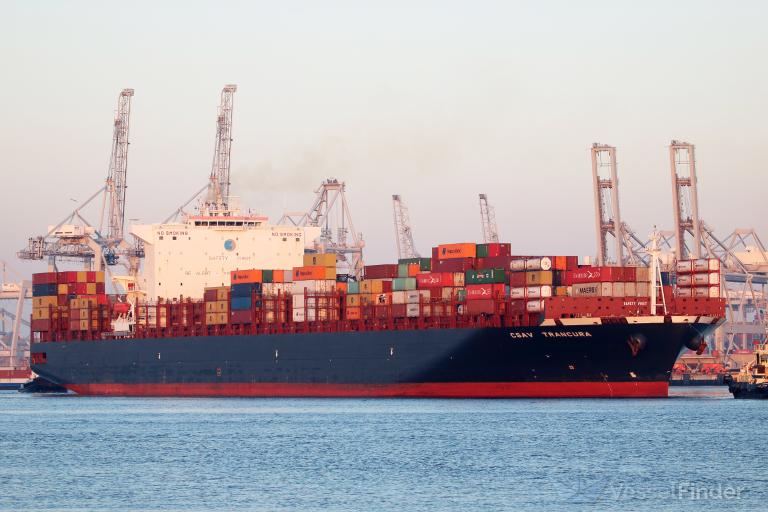 CSAV TRANCURA, Container Ship - Dettagli della nave e posizione attuale ...