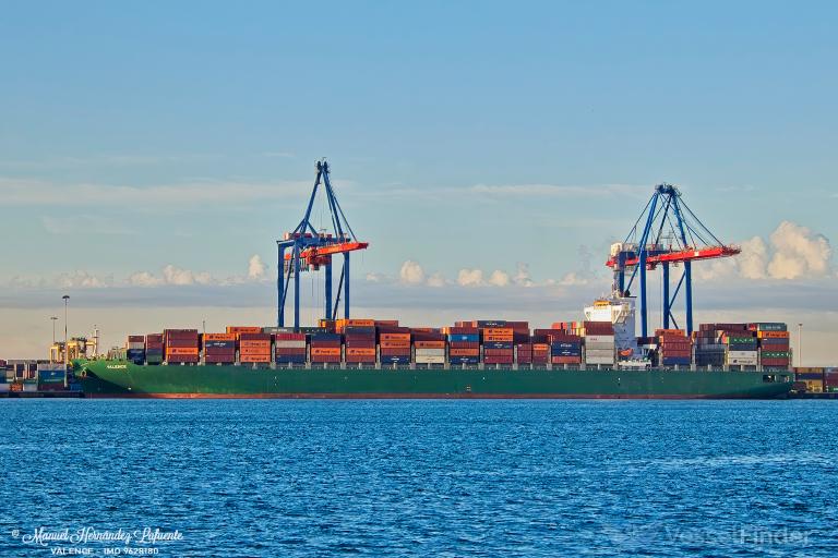 VALENCE, Container Ship - Details and current position - IMO 9628180 ...