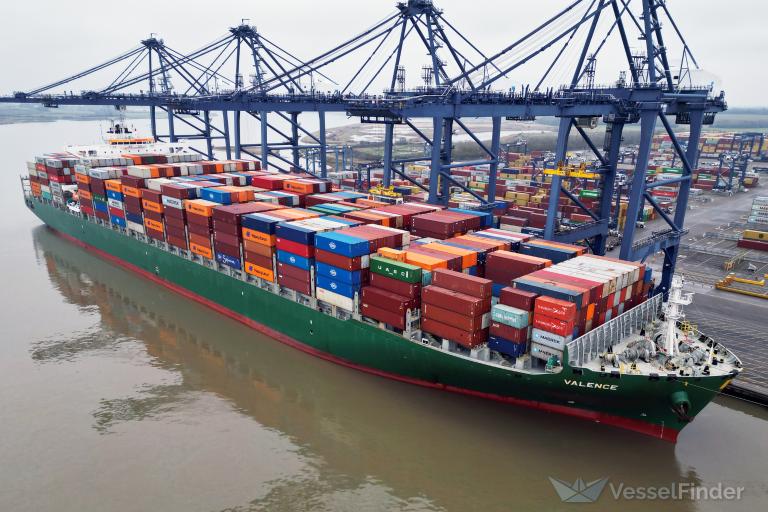 VALENCE, Container Ship - Details and current position - IMO 9628180 ...