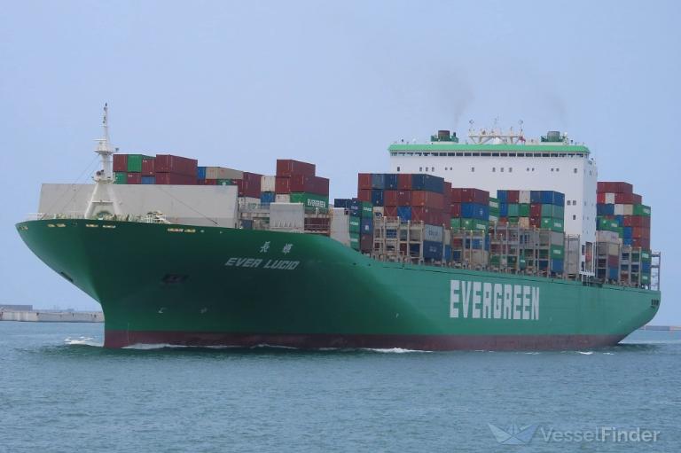 EVER LUCID, Container Ship - Details and current position - IMO 9629055 ...