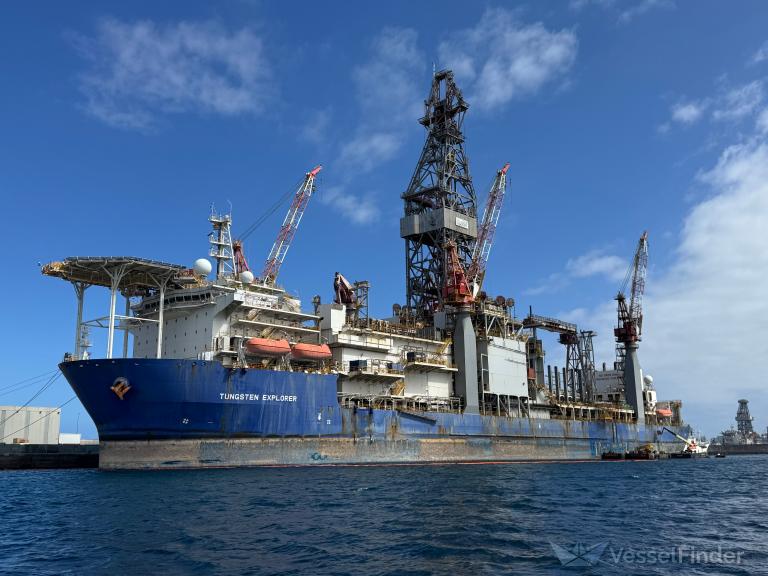 TUNGSTEN EXPLORER, Drilling Ship - Details and current position - IMO ...