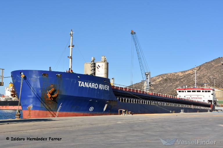 TANARO RIVER, General Cargo Ship - Details and current position - IMO ...