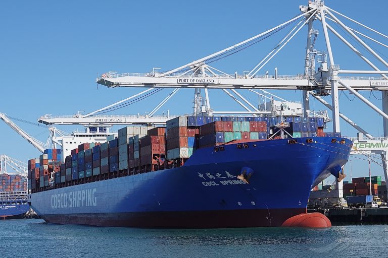 CSCL SPRING, Container Ship - Details and current position - IMO ...