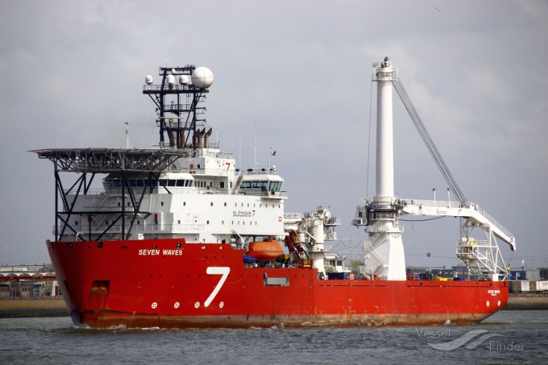 SEVEN WAVES, Pipe Layer - Scheepsdetails en huidige positie - IMO 9649029 MMSI 235101697 ...