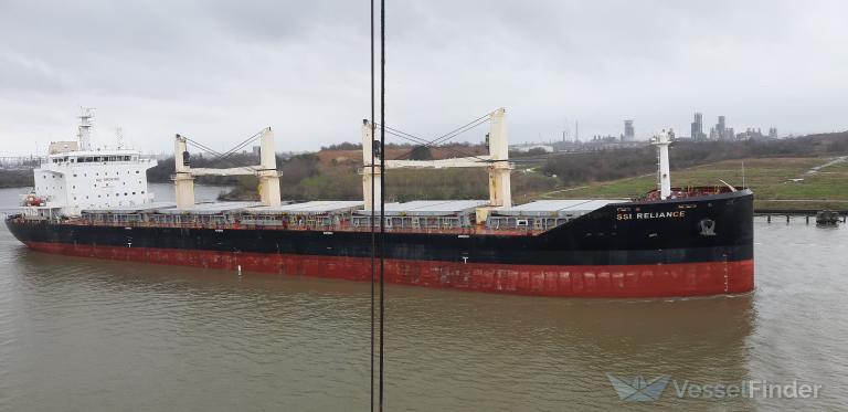 SSI RELIANCE, Bulk Carrier - Details and current position - IMO 9655224 ...