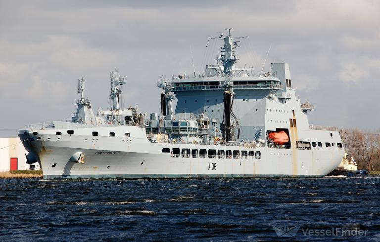 RFA TIDESPRING, Vessel (function unknown) - Details and current ...