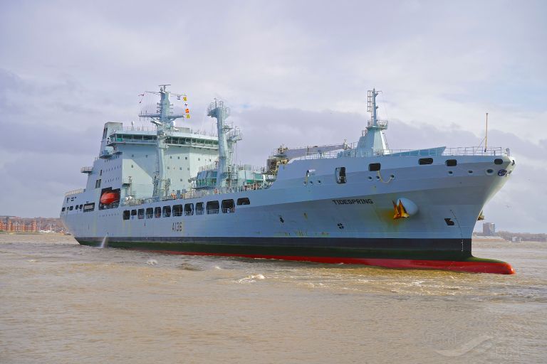 RFA TIDESPRING, Vessel (function unknown) - Details and current ...