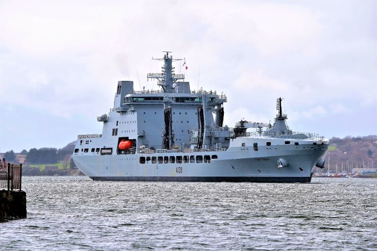 RFA TIDEFORCE, Vessel (function unknown) - Details and current position ...