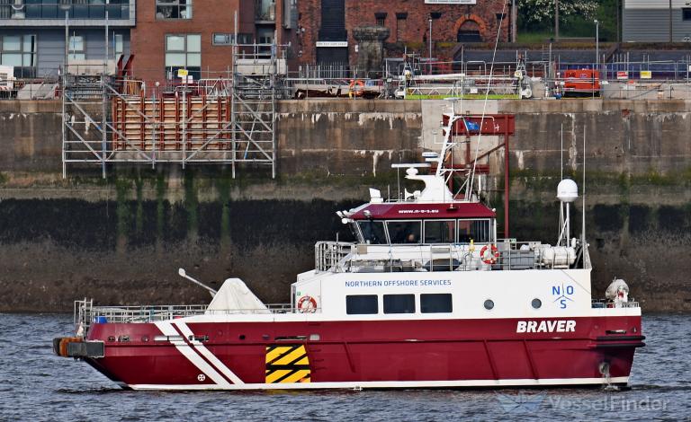 BRAVER, Crew Boat - Details and current position - IMO 9657002 ...