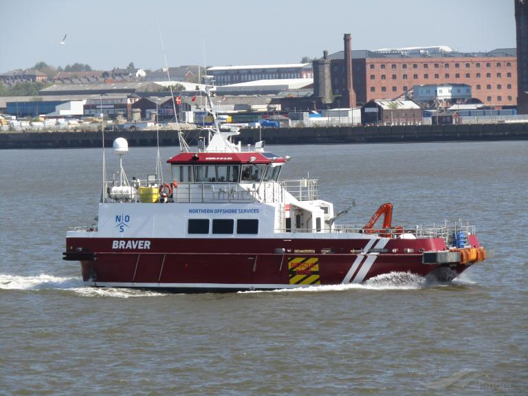 BRAVER, Crew Boat - Detalles del buque y posición actual - IMO 9657002 ...