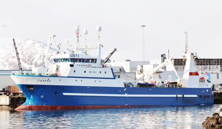 TAURUS, Fishing Vessel - Details and current position - IMO 9657961 ...