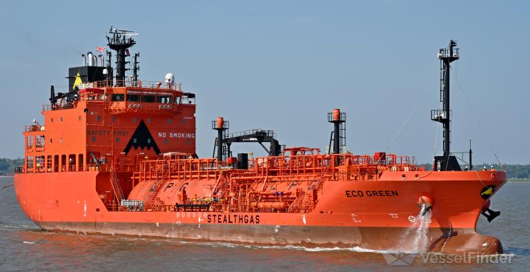 ECO GREEN, LPG Tanker - Details and current position - IMO 9658367 ...