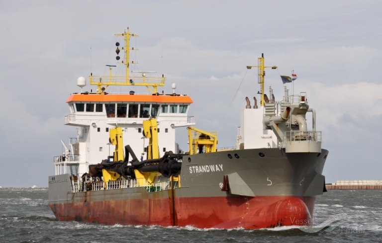 STRANDWAY, Hopper Dredger - Details and current position - IMO 9664457 ...