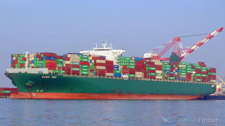 EVER TOP, Container Ship - Details and current position - IMO 9665619 ...
