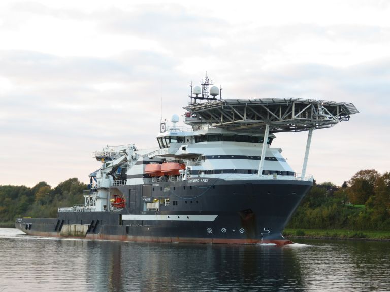 OLYMPIC ARES, Offshore Support Vessel - Details and current position ...
