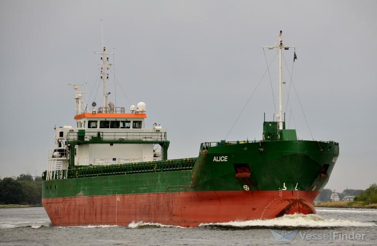 ALICE, General Cargo Ship - Details and current position - IMO 9677399 ...