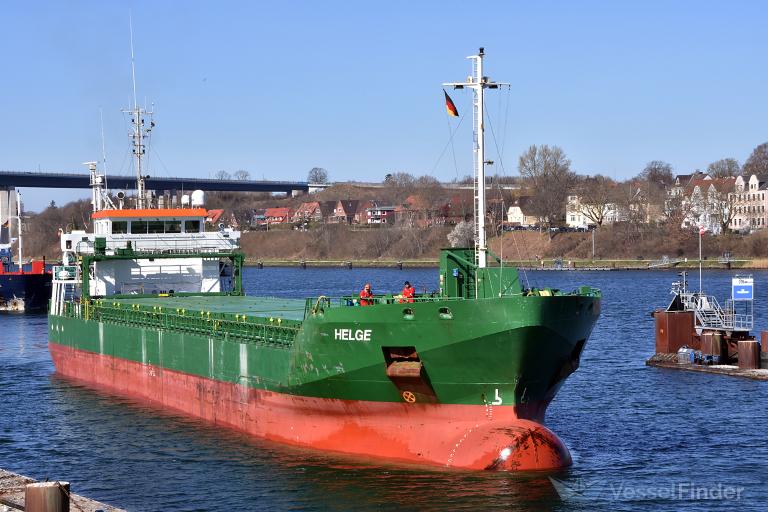 HELGE, General Cargo Ship - Details and current position - IMO 9677404 ...