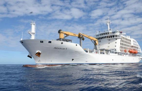 ARANUI 5, Passenger/General Cargo Ship - Skibsdetaljer og nuværende ...