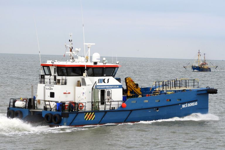 MCS BOREAS, Offshore Tug/Supply Ship - Details and current position - IMO 9679098 - VesselFinder