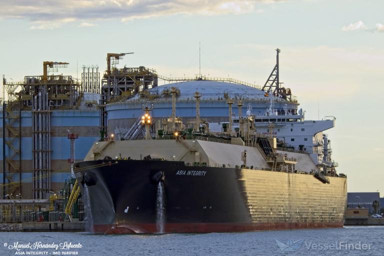ASIA INTEGRITY, LNG Tanker - Details and current position - IMO 9680188 ...