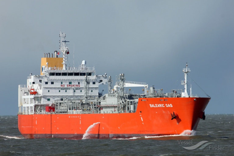 BALEARIC GAS, LPG Tanker - Details and current position - IMO 9682253 ...