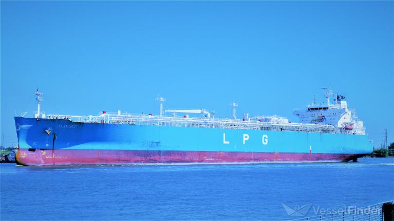 ALBERT, LPG Tanker - Details and current position - IMO 9682447 ...