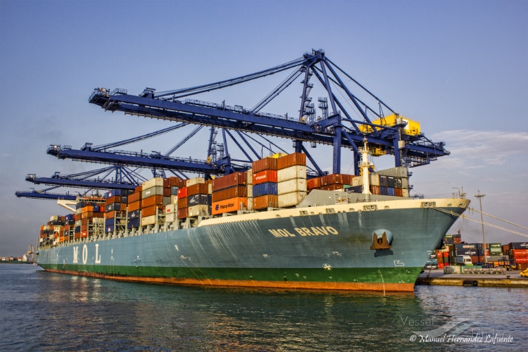 SEASPAN BRAVO, Container Ship - Λεπτομέρειες πλοίου και τρέχουσα θέση ...