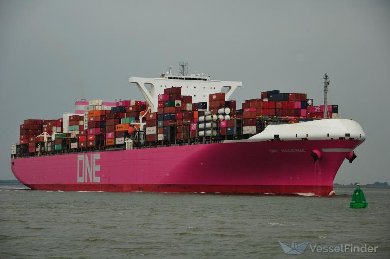 ONE MACKINAC, Container Ship - Details and current position - IMO ...