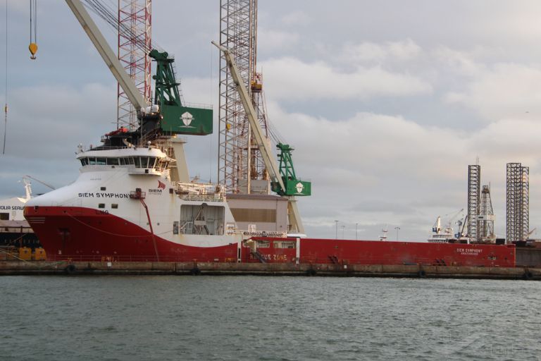 SIEM SYMPHONY, Offshore Tug/Supply Ship - Details and current position ...