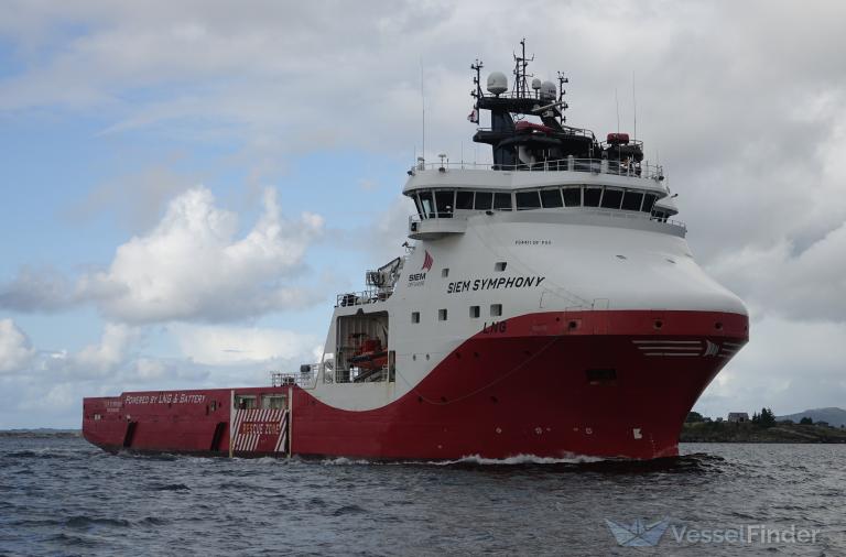 SIEM SYMPHONY, Offshore Tug/Supply Ship - Details and current position ...