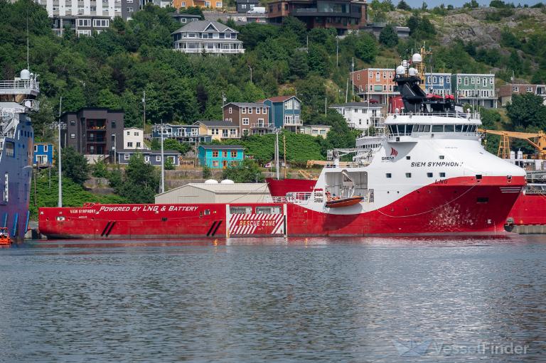 SIEM SYMPHONY, Offshore Tug/Supply Ship - Details and current position ...