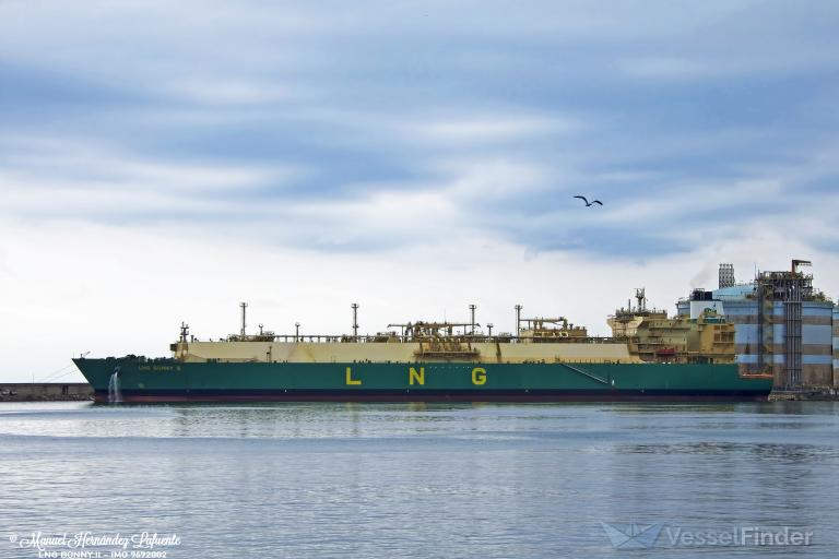 LNG BONNY II, LNG Tanker - Details and current position - IMO 9692002 ...