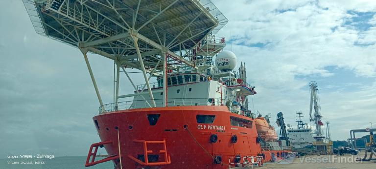 OLV VENTURE 1, Offshore Support Vessel - Details and current position ...