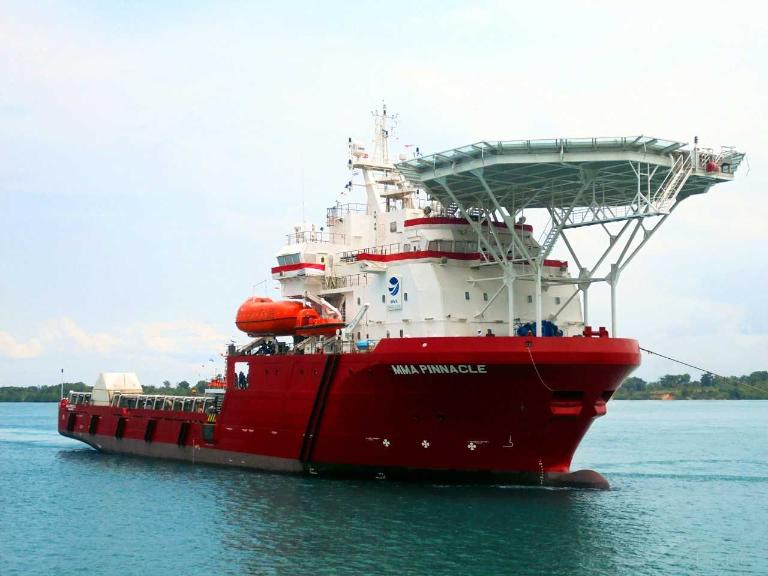 MMA PINNACLE, Offshore Support Vessel - Dettagli della nave e posizione ...