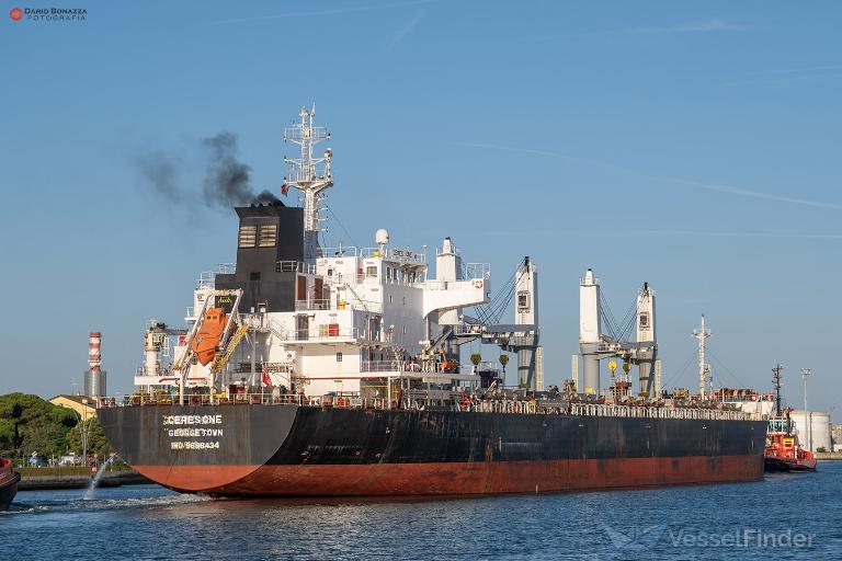 CERES ONE, Bulk Carrier - Details and current position - IMO 9698434 ...