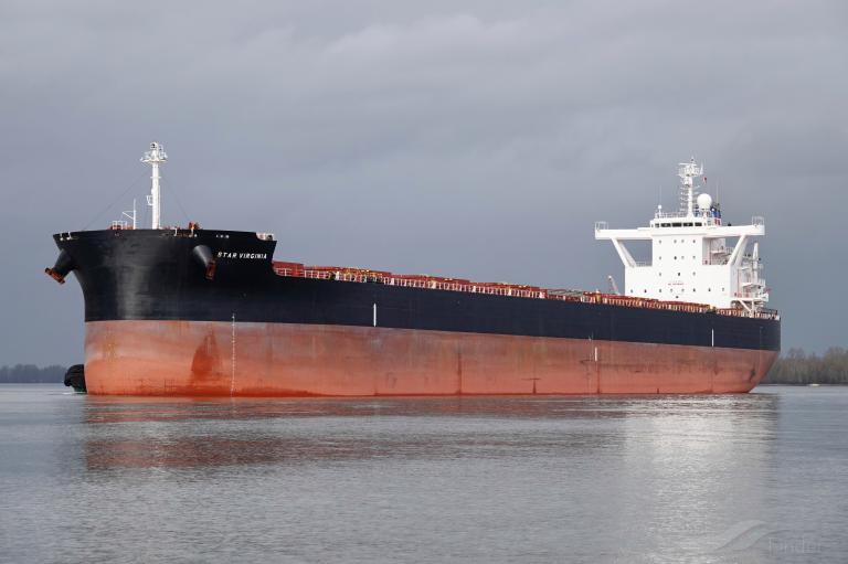 STAR VIRGINIA, Bulk Carrier - Details and current position - IMO ...