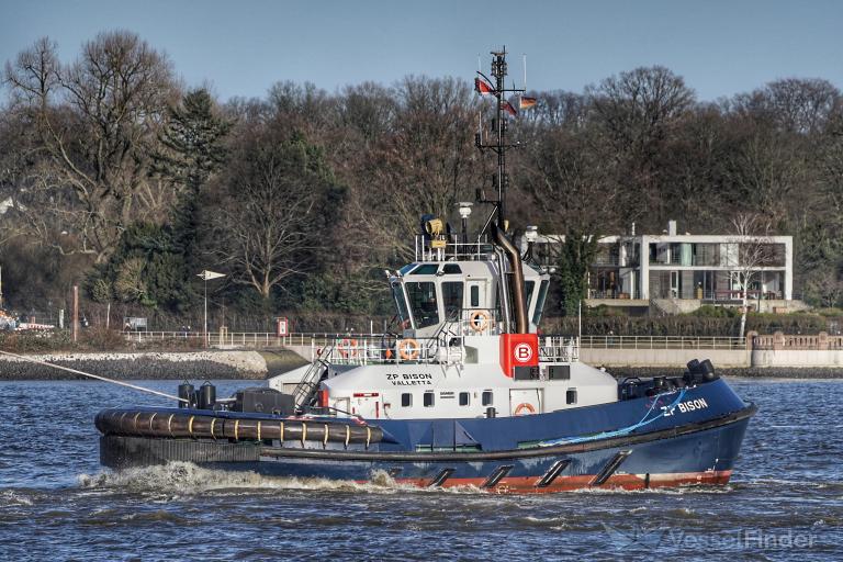 ZP BISON, Tug - Details and current position - IMO 9701994 - VesselFinder