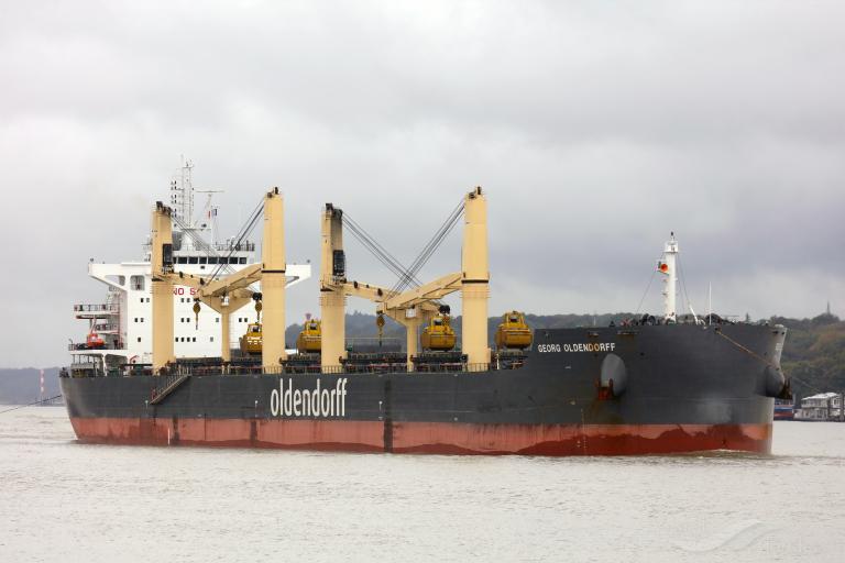 GEORG OLDENDORFF, Bulk Carrier - Details and current position - IMO ...