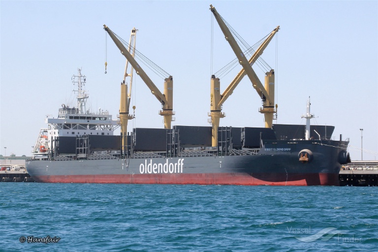 ERNST OLDENDORFF, General Cargo Ship - Details and current position - IMO 9702637 - VesselFinder