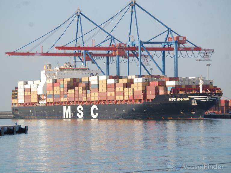 MSC NAOMI, Container Ship - Details and current position - IMO 9704984 ...