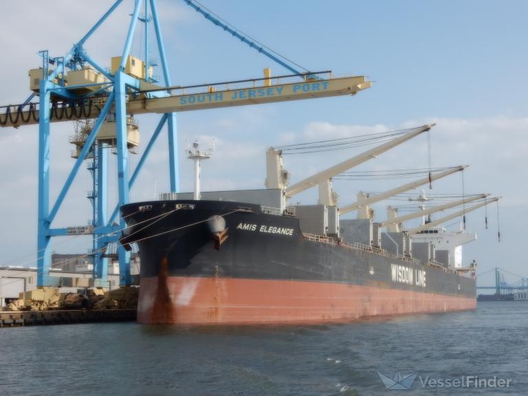 AMIS ELEGANCE, Bulk Carrier - Details and current position - IMO 9705421 - VesselFinder