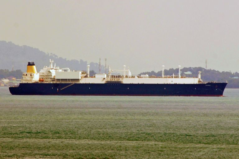 MACOMA, LNG Tanker - Details and current position - IMO 9705653 ...